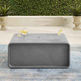 Andromeda Collection - Modern Outdoor Fire Table with Lid – Starsong Co